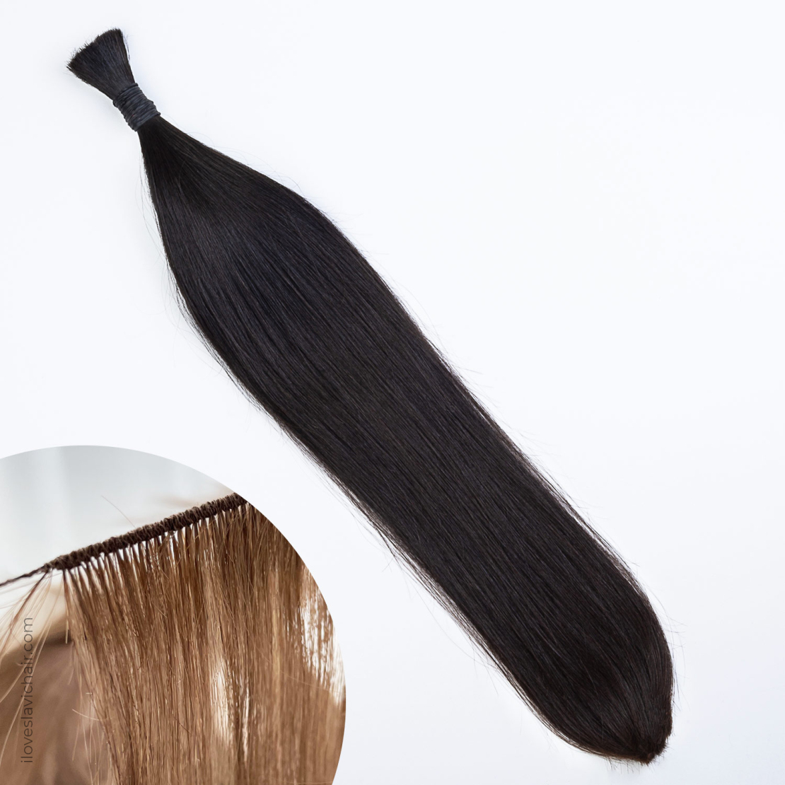 Hand-tied Weft Black #1