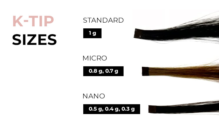 K-Tip Hair Extensions Made from 100% Slavic Remy Hair